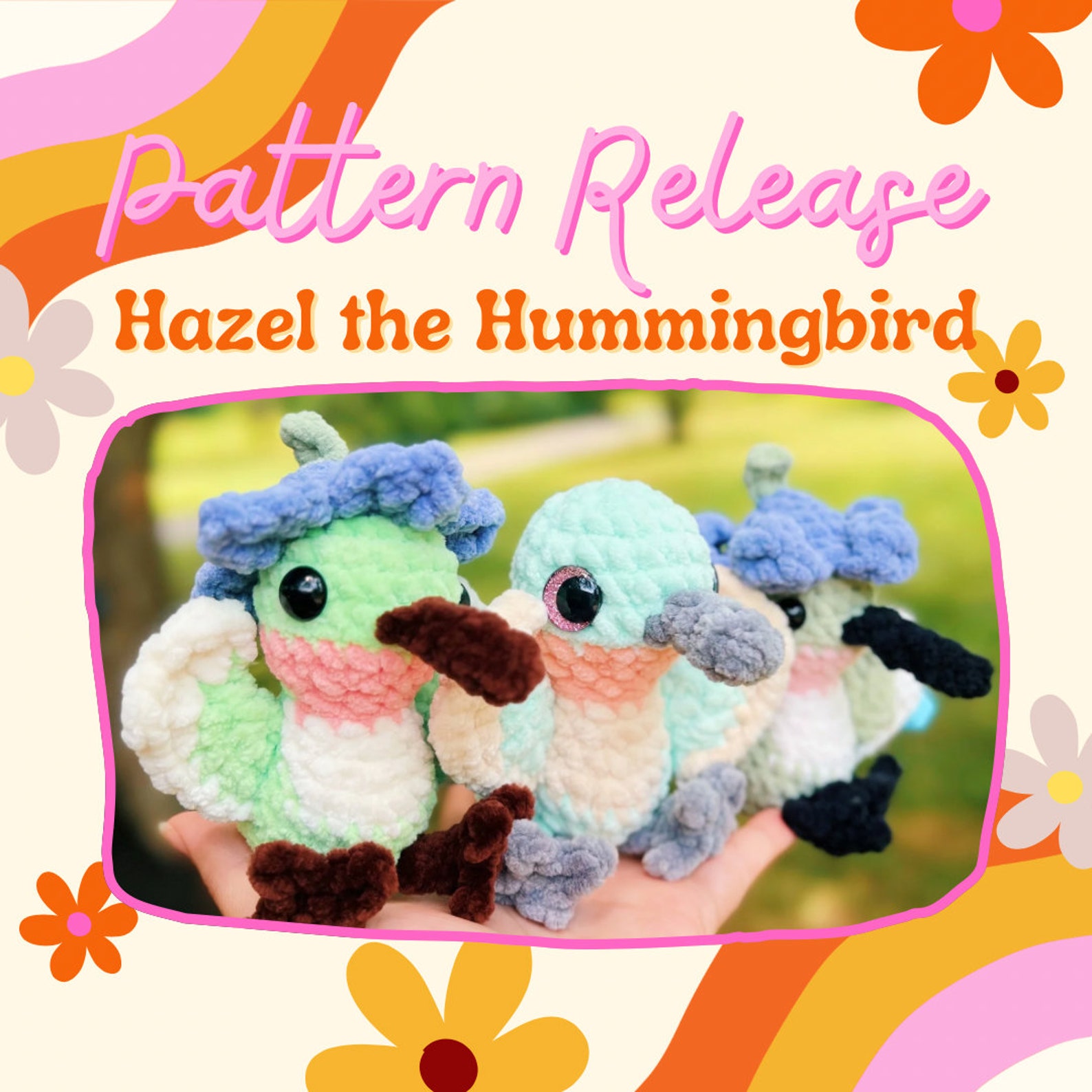 Hazel the Hummingbird Crochet Pattern - Etsy