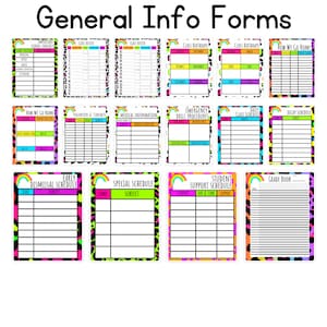 LF Animal Print Teacher Planner- Undated - Etsy