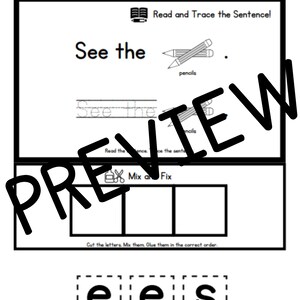 OCR First-grade High Frequency Words Getting Started & Unit 1 - Etsy