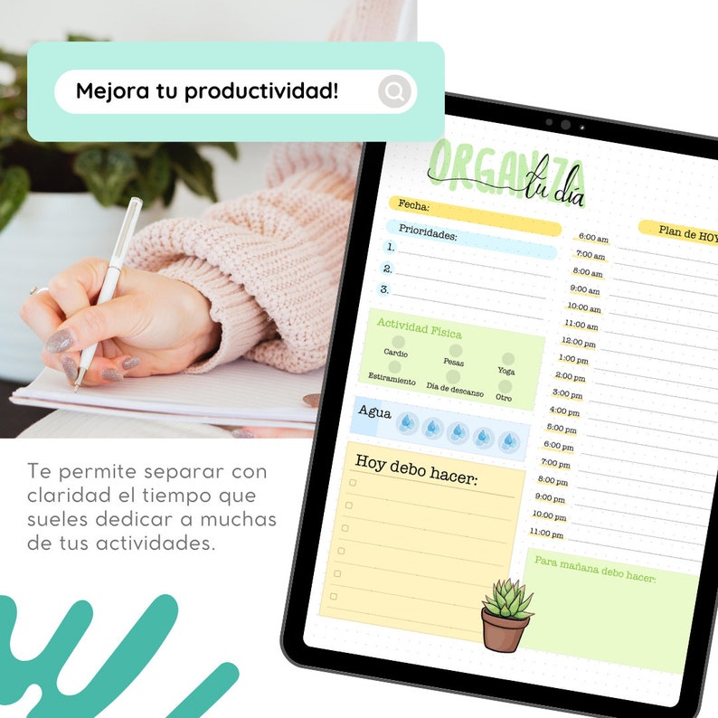 Planeador Diario - Etsy