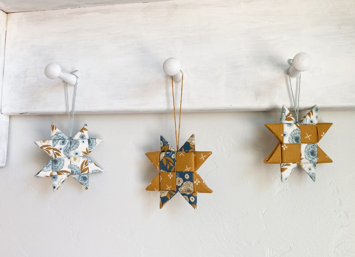Slow Stroll Collection // Scandinavian Fabric Stars - Etsy