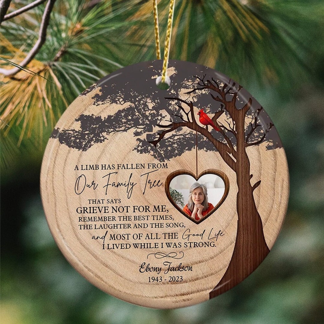 A Limb Has Fallen From Family Tree Ornament Memorial - Etsy