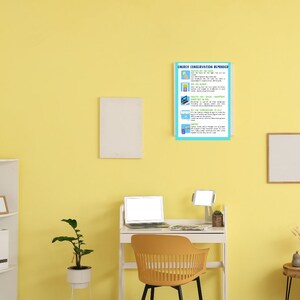 Printable Energy Conservation Poster - Etsy