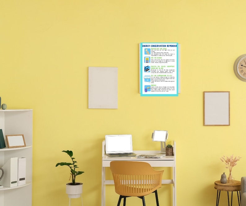 Printable Energy Conservation Poster - Etsy