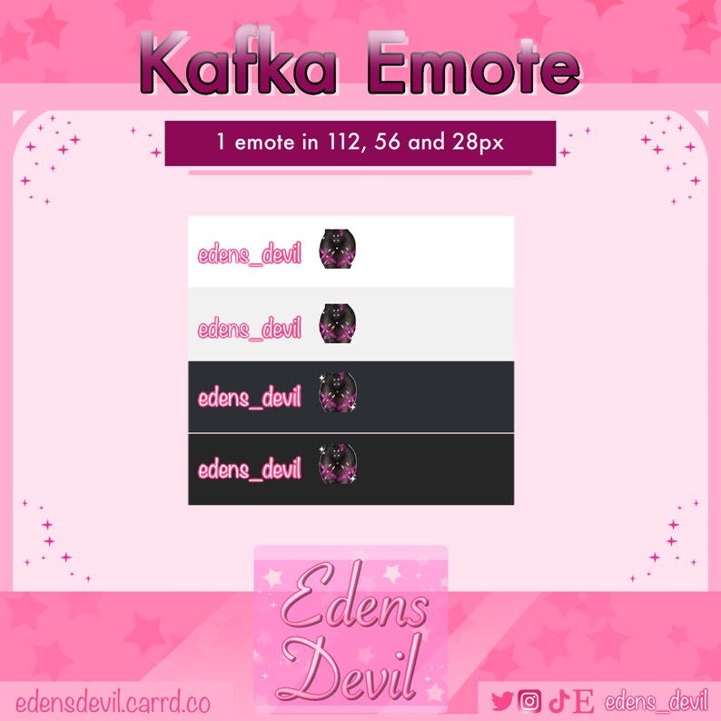 Kafka Thighs Emote for Twitch, Discord and Youtube Custom Emotes Twitch ...