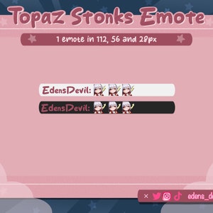 Topaz Stonks Emote for Twitch, Discord and Youtube | Custom Emotes ...
