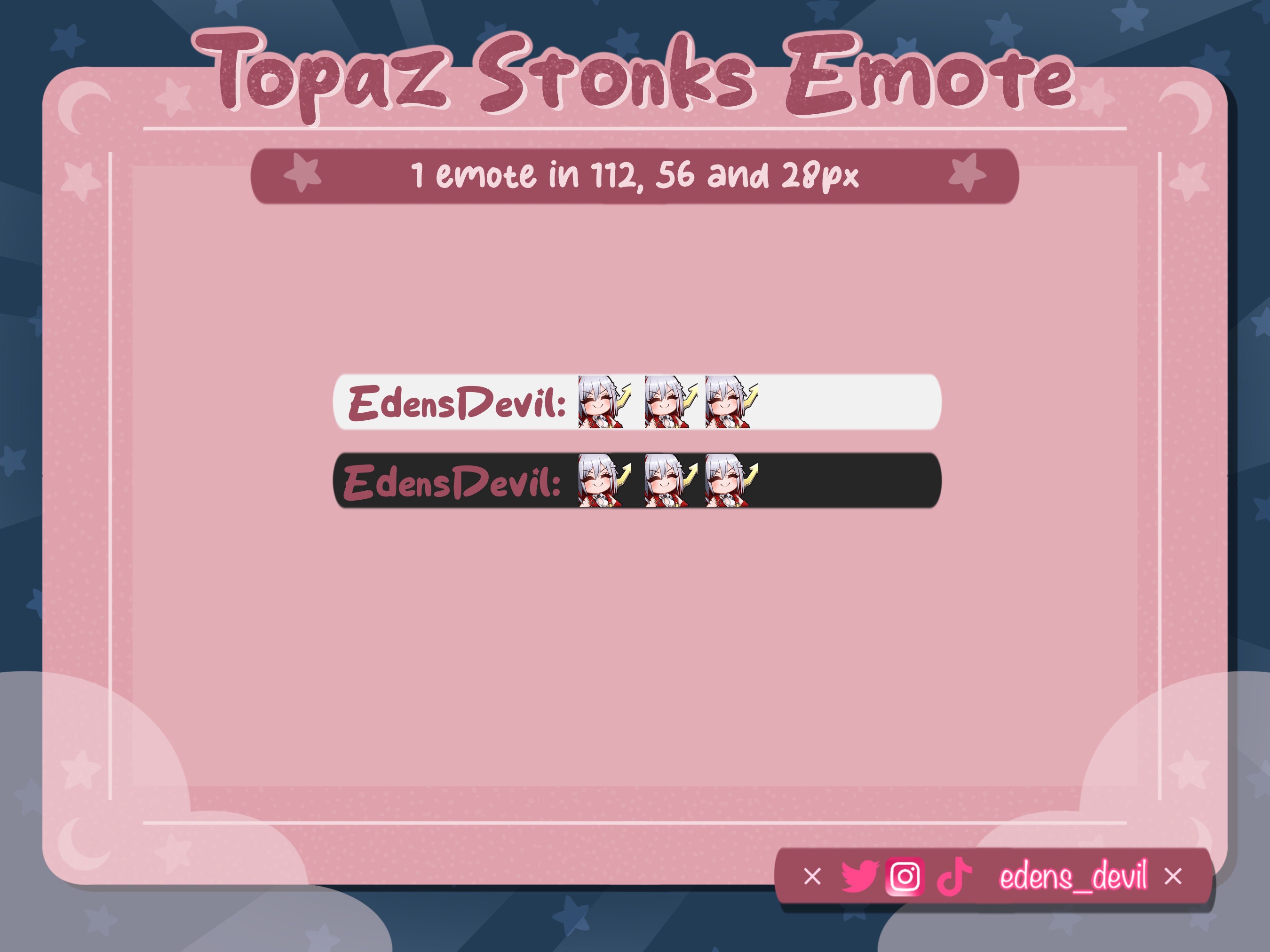 Topaz Stonks Emote for Twitch, Discord and Youtube | Custom Emotes ...