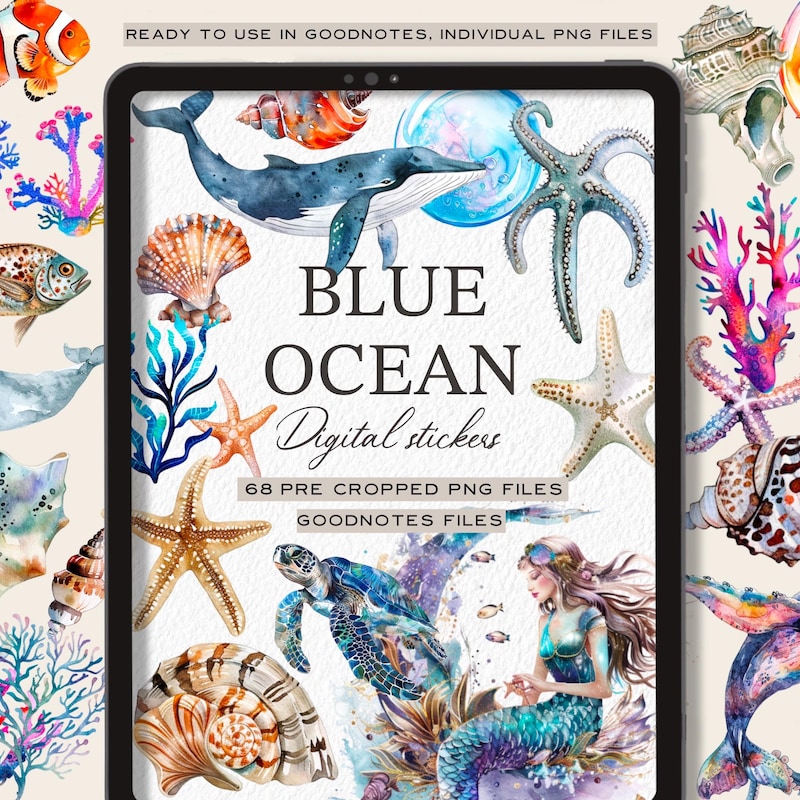 Ocean Stickers - Etsy