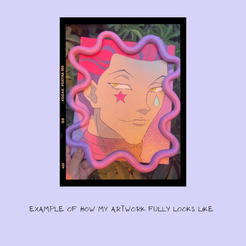 Handmade Anime Art Canvas, Custom Painting, Animation Wall Decor ...