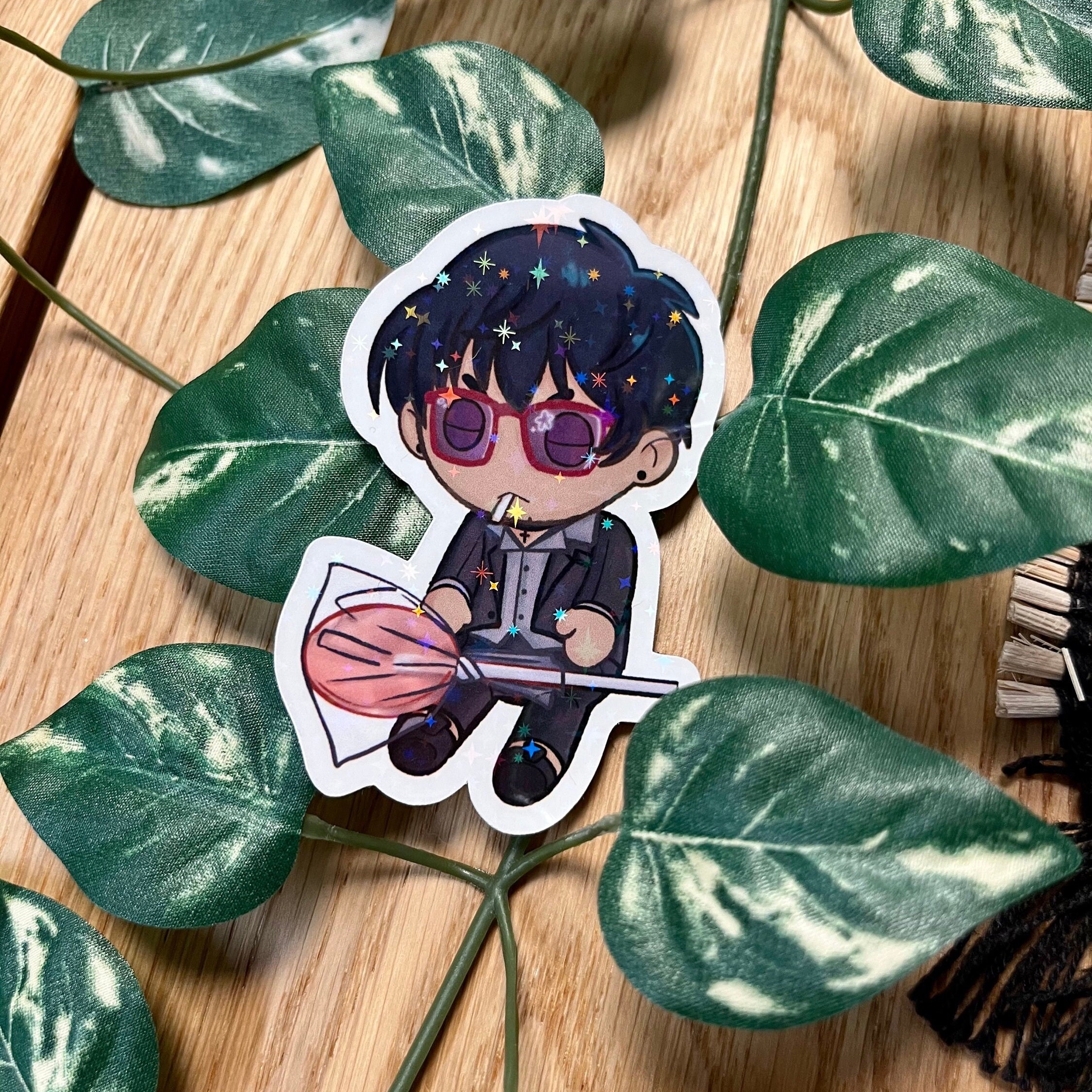 Trigun Stampede Plushie-style Holographic Vinyl Stickers - Etsy