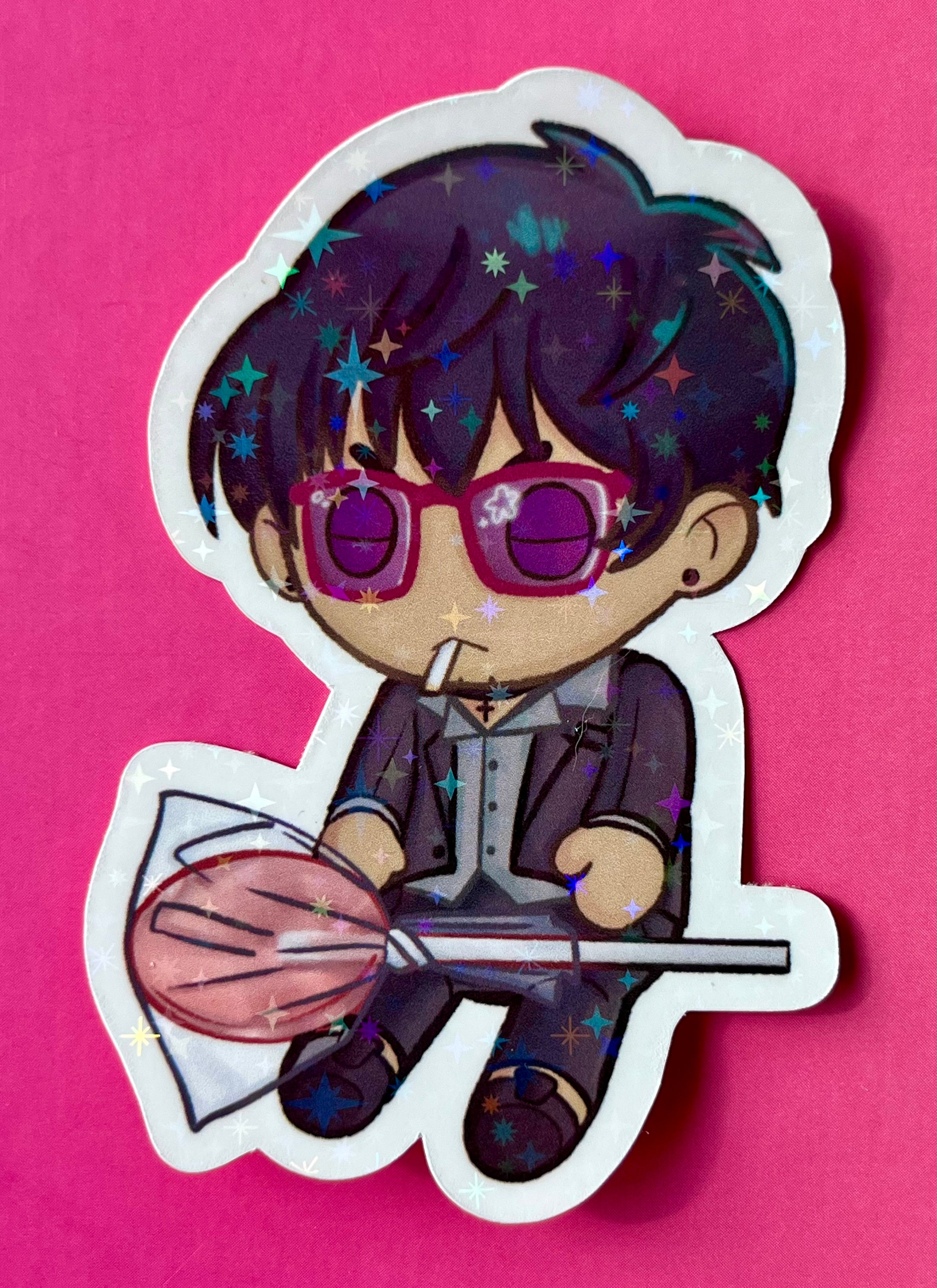 Trigun Stampede Plushie-style Holographic Vinyl Stickers - Etsy
