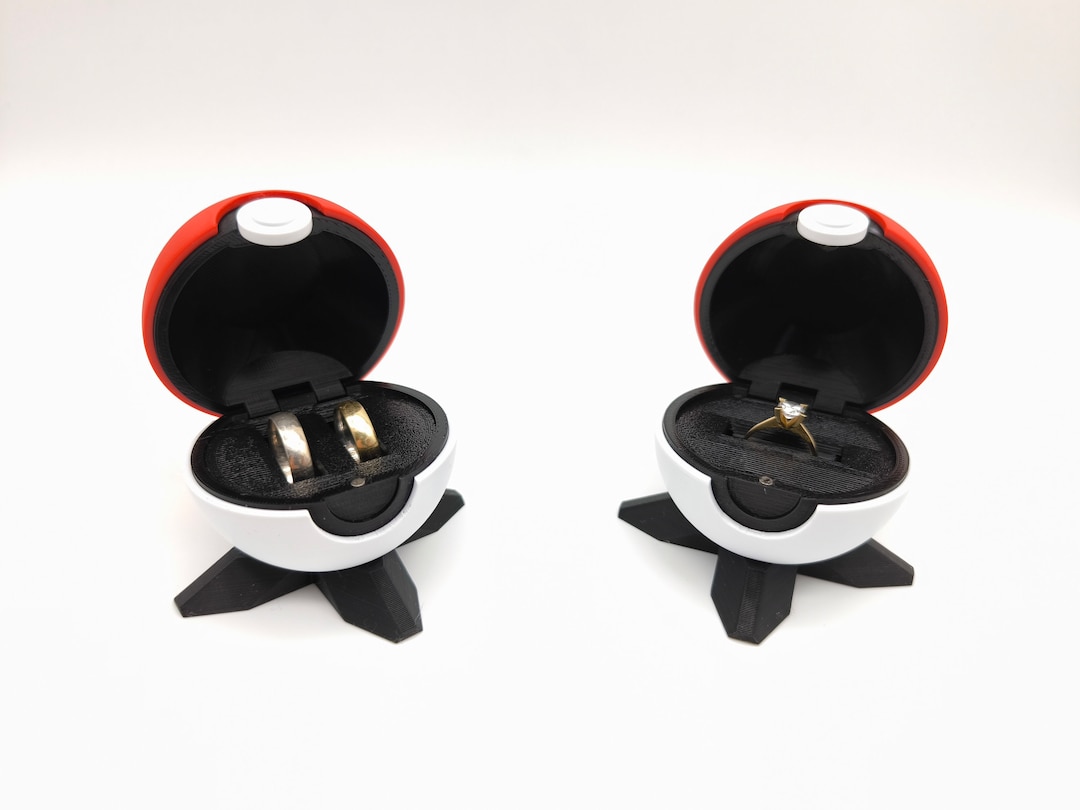 Ball Ring Box Wedding Marriage Proposal Ring Holder Anime Ring Box ...