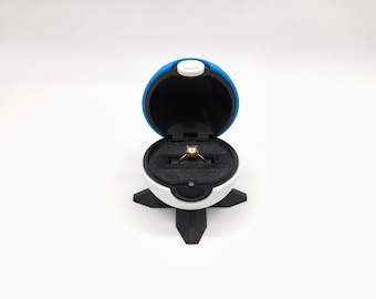 Ball Ring Box Wedding Marriage Proposal Ring Holder Anime Ring Box ...