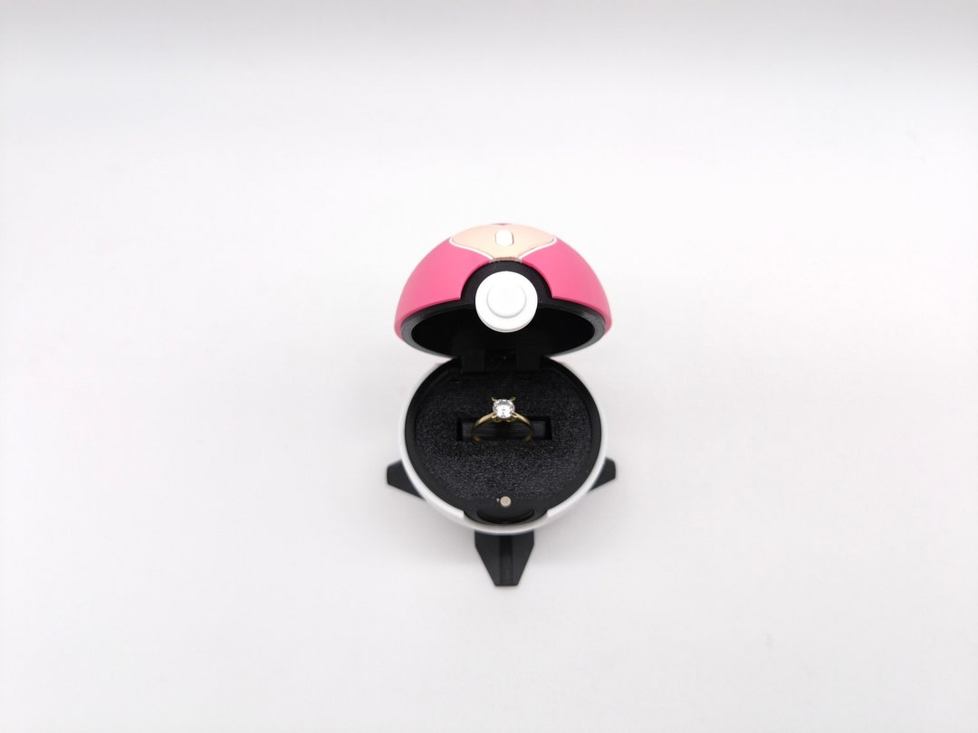 Love Ring Box Wedding Marriage Proposal Ring Holder Anime Ring Box ...