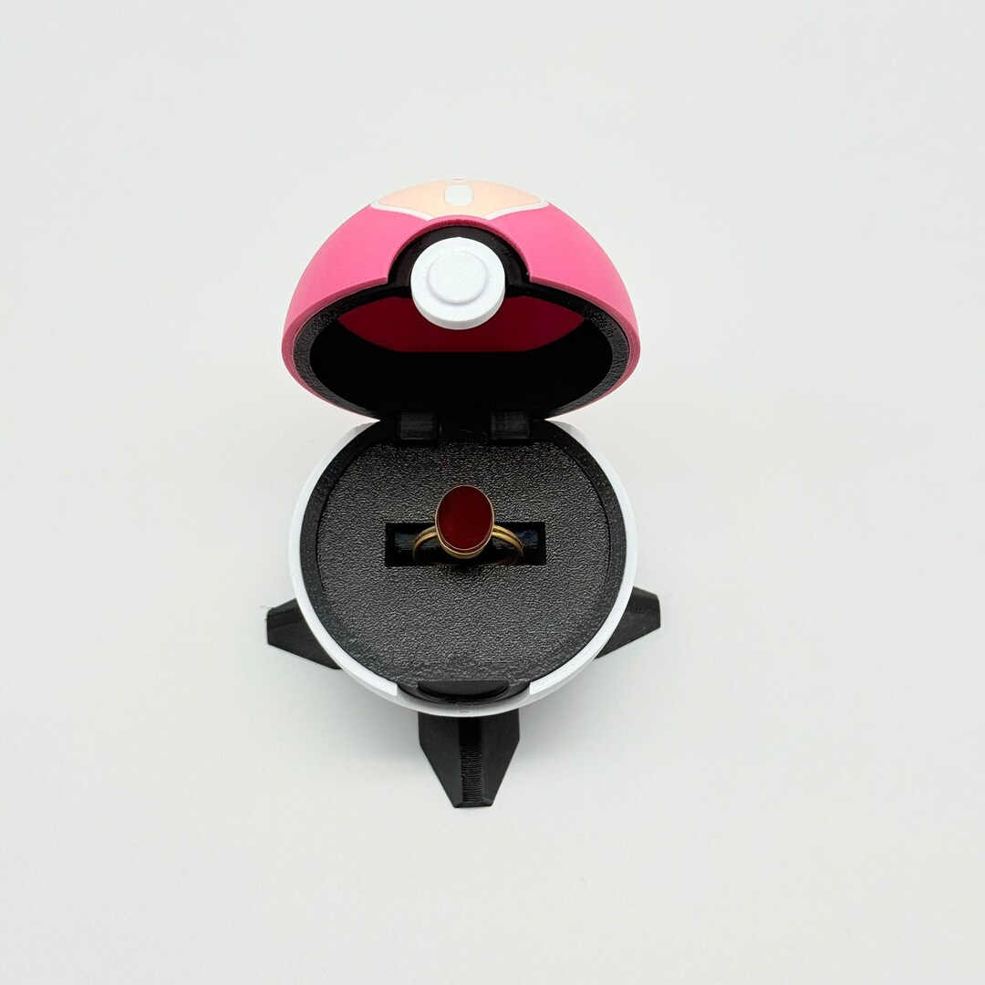 Love Ring Box Wedding Marriage Proposal Ring Holder Anime Ring Box ...