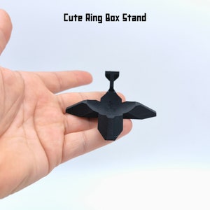 Love Ring Box Wedding Marriage Proposal Ring Holder Anime Ring Box ...