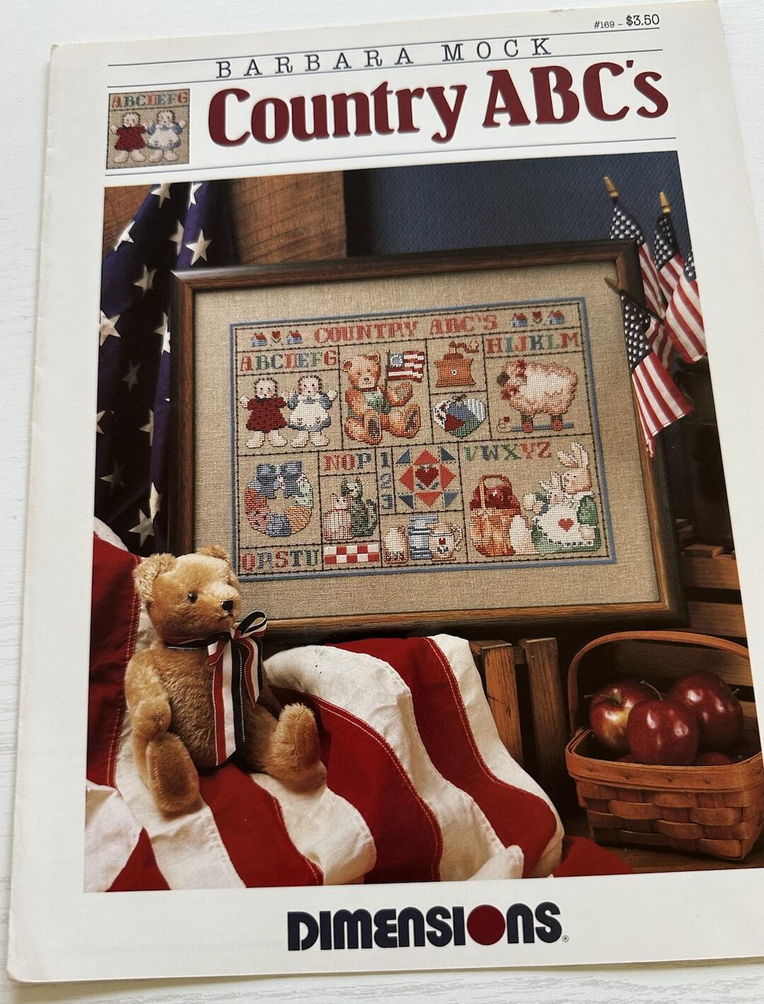 Country Abcs by Dimensions | Vintage Cottagecore Cross Stitch Pattern ...