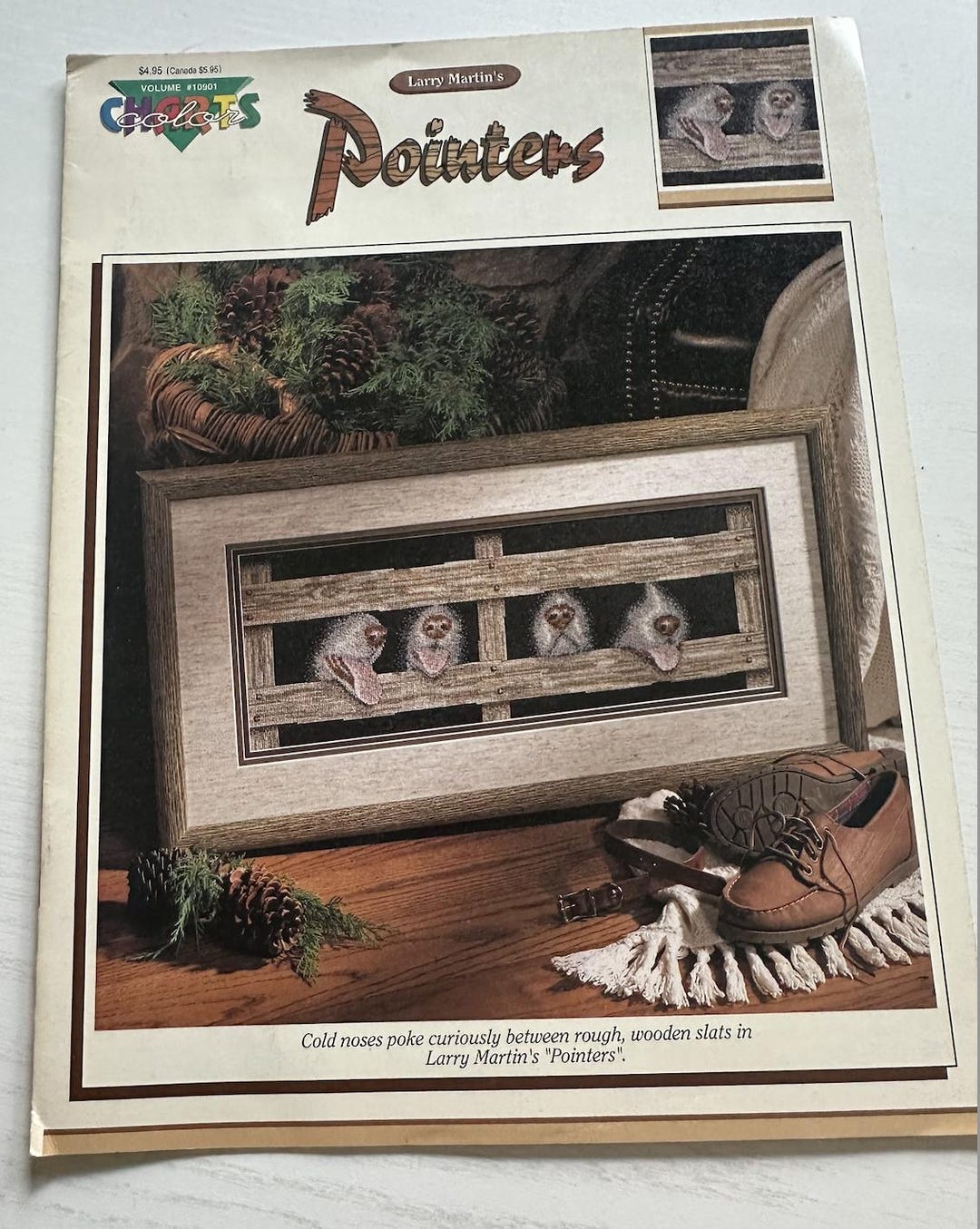 Pointers by Color Charts | Vintage Cross Stitch Pattern | Cottagecore ...