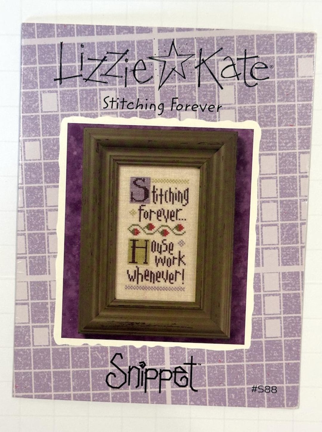 Stitching Forever by Lizzie Kate - Cross Stitch Pattern - Pre-owned - Etsy