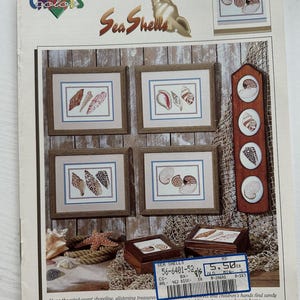 Sea Shells by Color Charts | Vintage Cross Stitch Pattern | Grandmacore ...