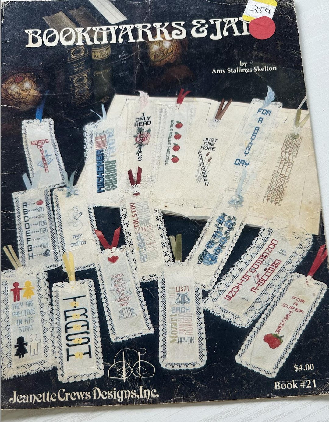 Bookmarks and Jars by Jeanette Crews Designs | Vintage Cross Stitch ...