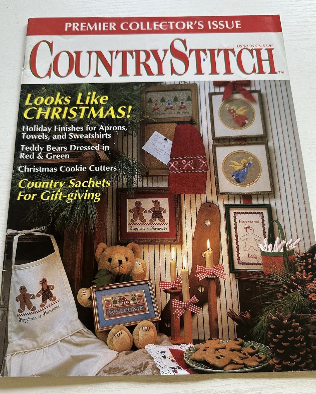 Country Stitch Magazine Premier Issue | Vintage Cross Stitch Magazine ...