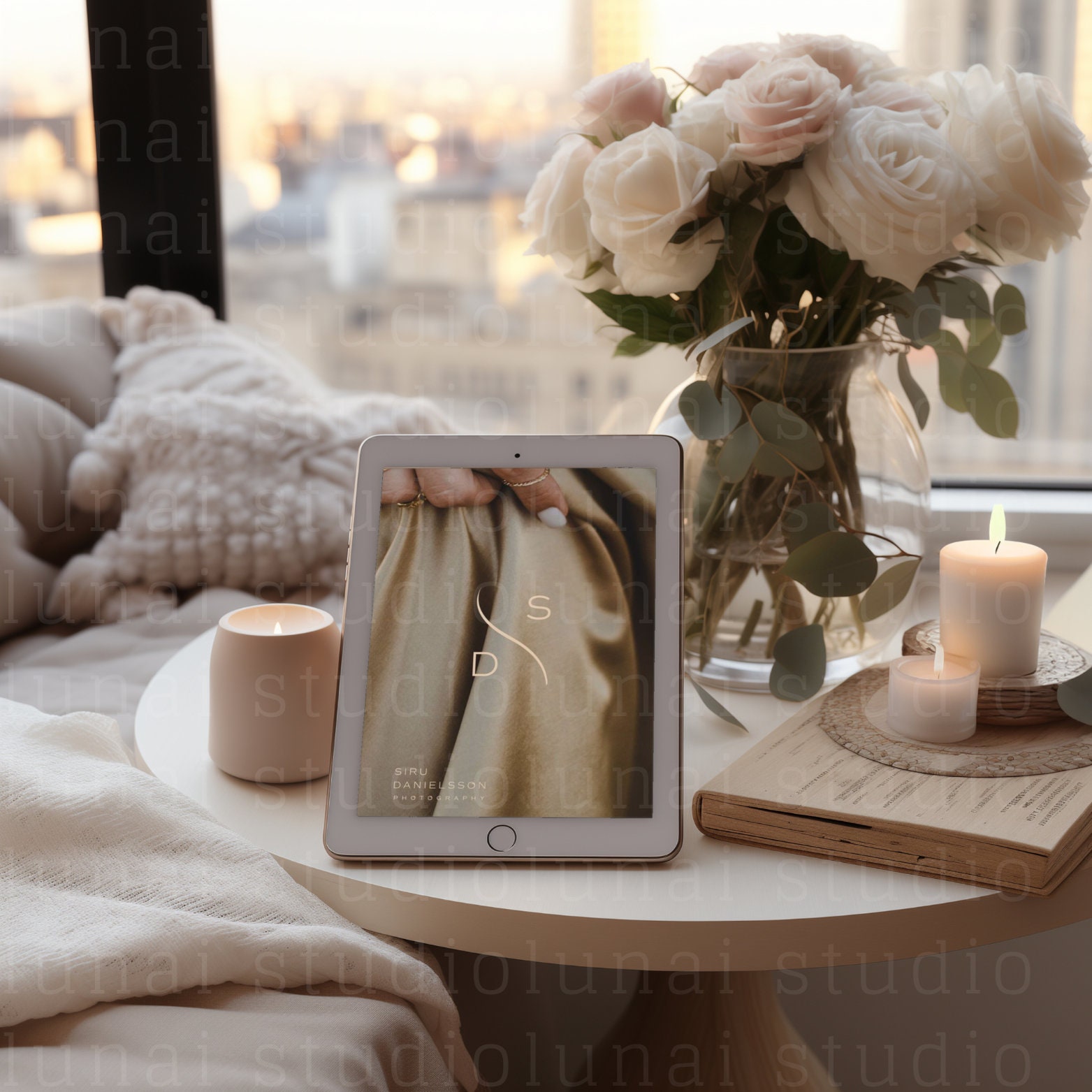 Tablet Mockup iPad Mockup Instant Download Modern Boho Photoshop & Jpg ...
