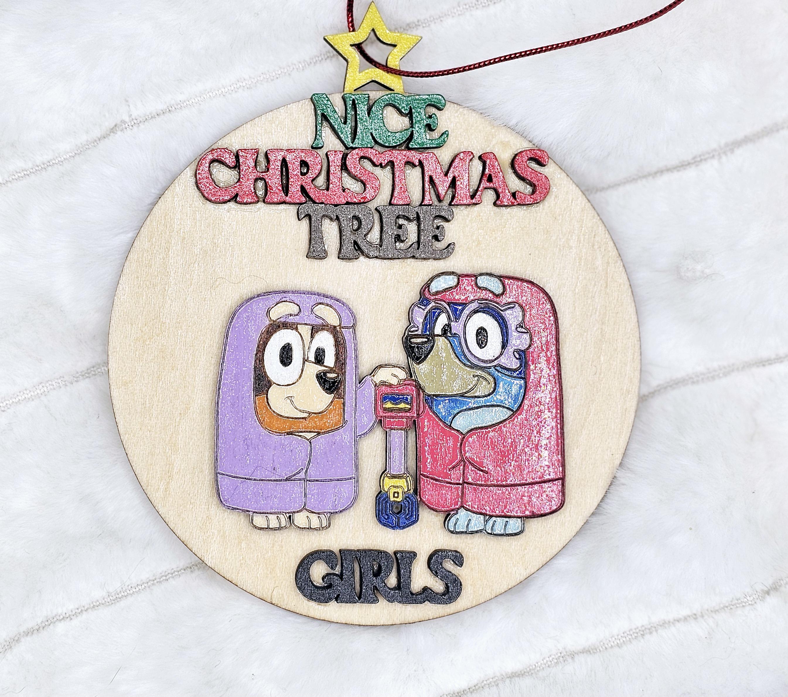 Bluey Bingo Rita Janet Grannies Mom Dad Christmas Ornament - Etsy