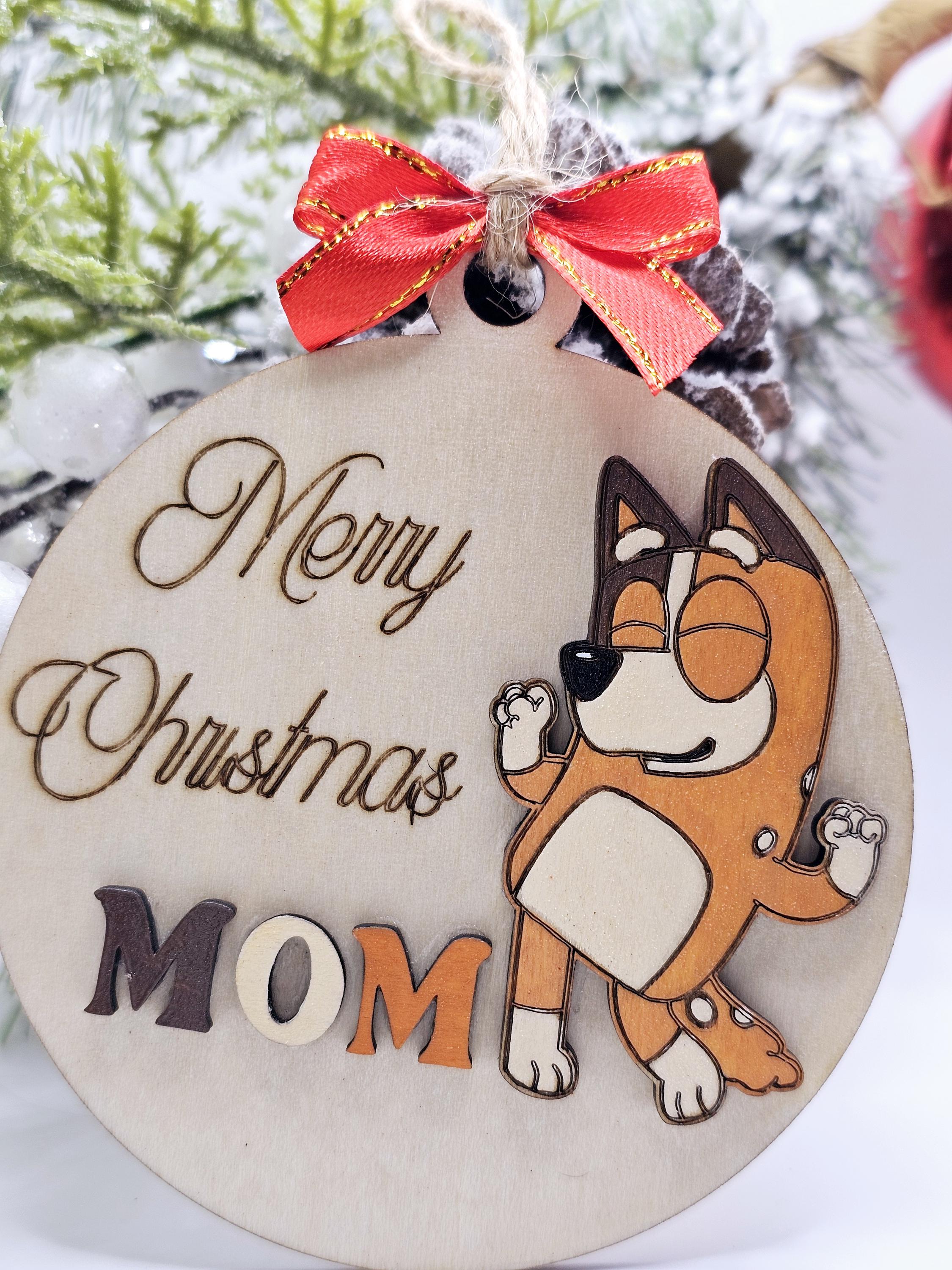 Bluey Bingo Rita Janet Grannies Mom Dad Christmas Ornament - Etsy UK