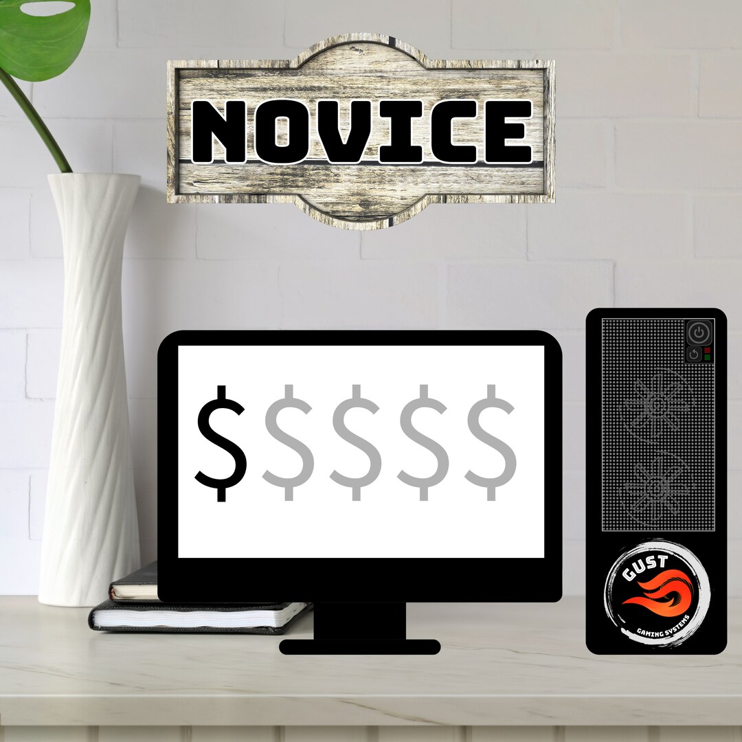 Unique Novice Level Gaming PC, Perfect for Beginner PC Gamers, Handmade ...