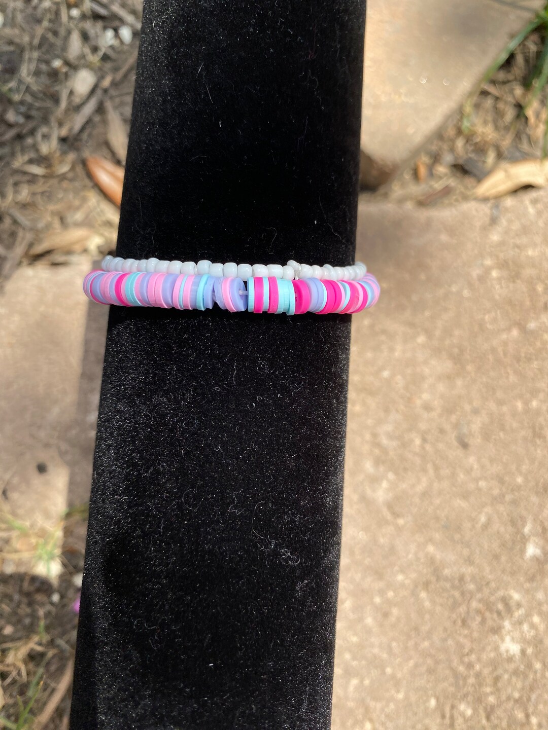 A Dark Pastel Bracelet Set - Etsy