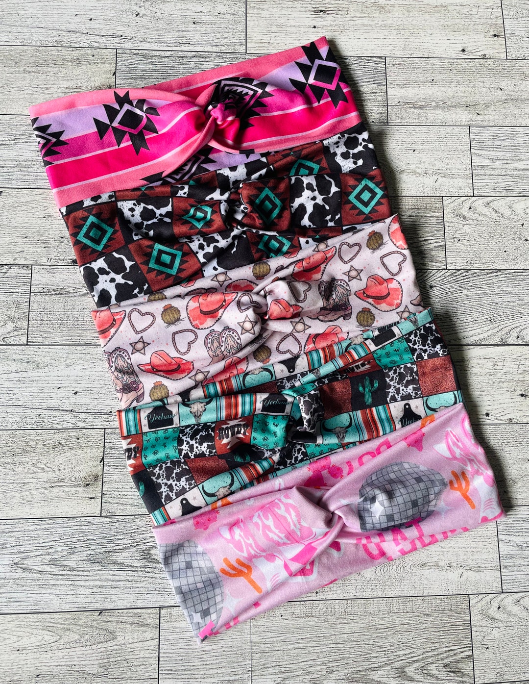 Rodeo Turban Headbands Western Faux Knot Headbands Rodeo Accessories ...