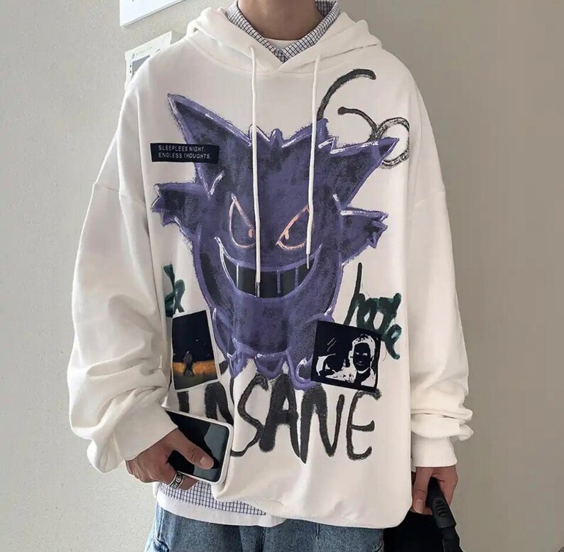 GENGAR Hoodie - Etsy