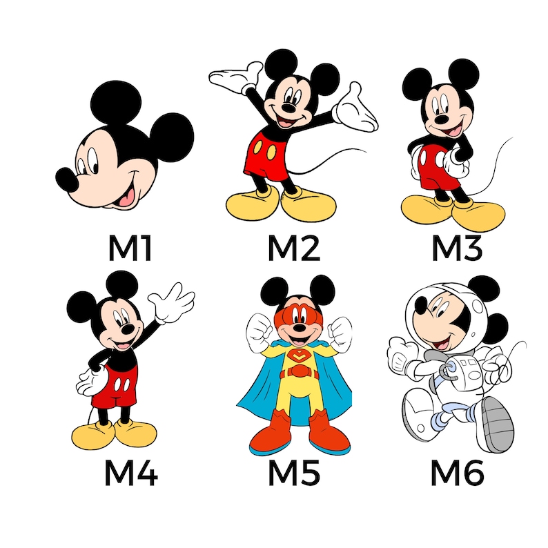 Mickey Mouse Personalized Name Digital Print Disney Wall Art - Etsy