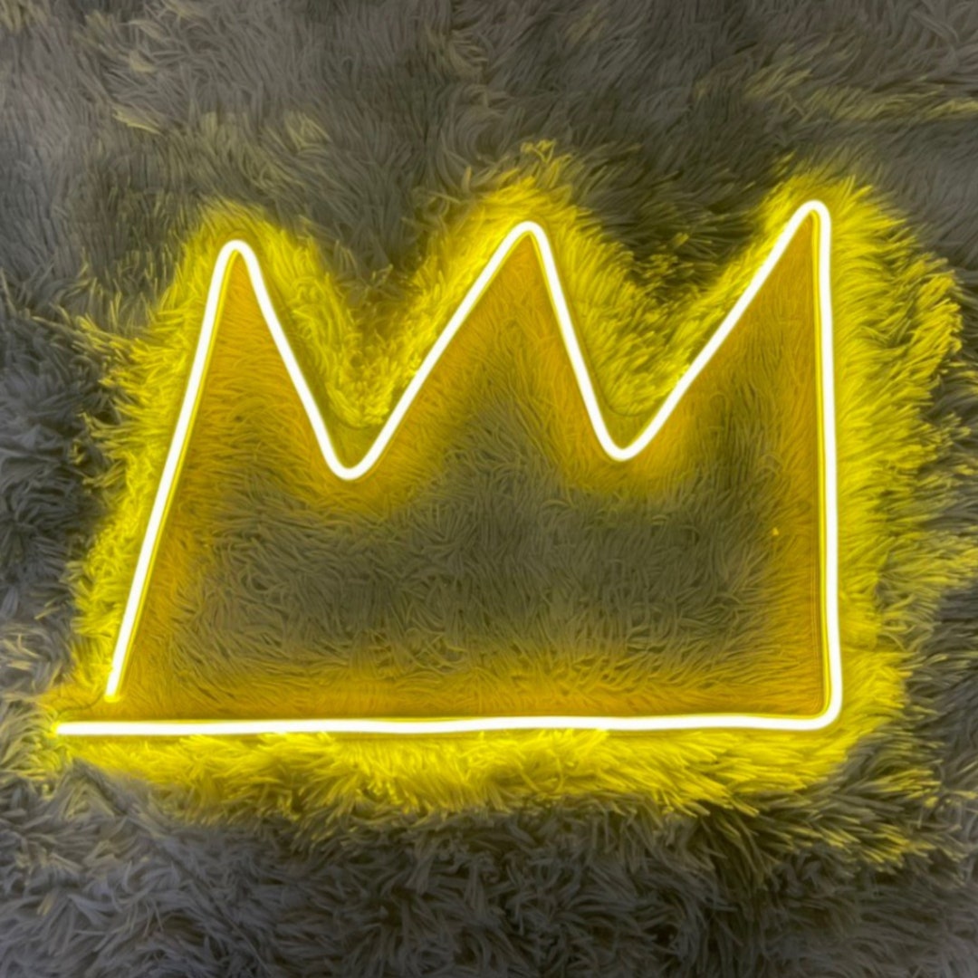 Crown Neon Sign Crown Led Light Custom Crown Neon Light Etsy