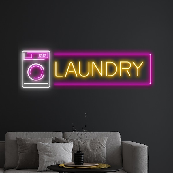 Laundry Room Neon Light Sign - Etsy