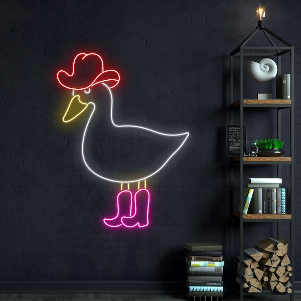 Duck Light With Cowboy Hat - Etsy