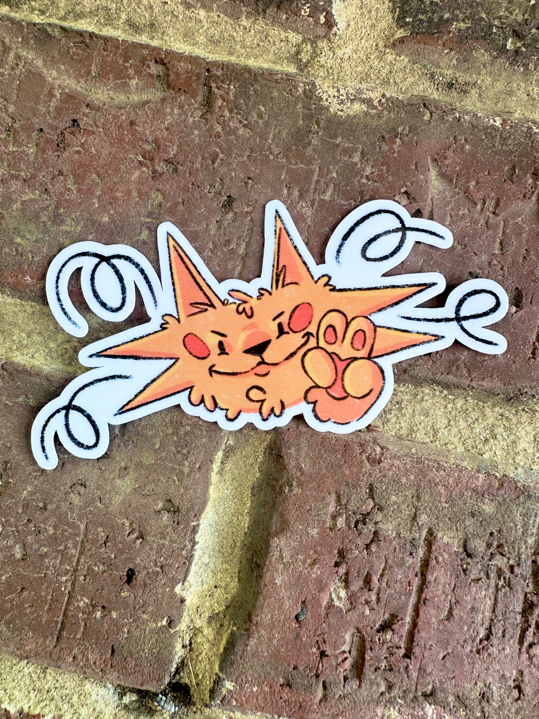 Evil Cat Sticker - Etsy