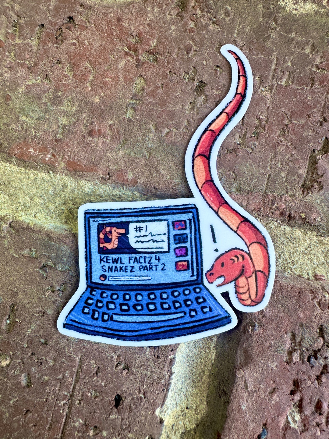 Snake Facts! - Waterproof Die Cut Sticker - Etsy
