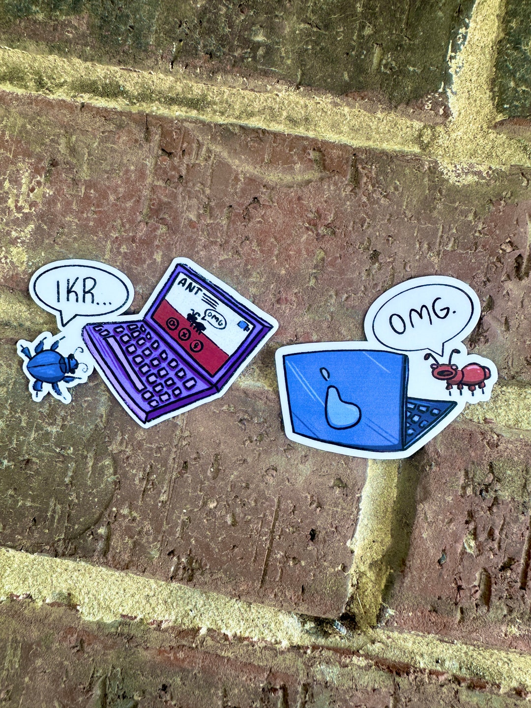 Laptop Bugs - Waterproof Die Cut Sticker - Etsy