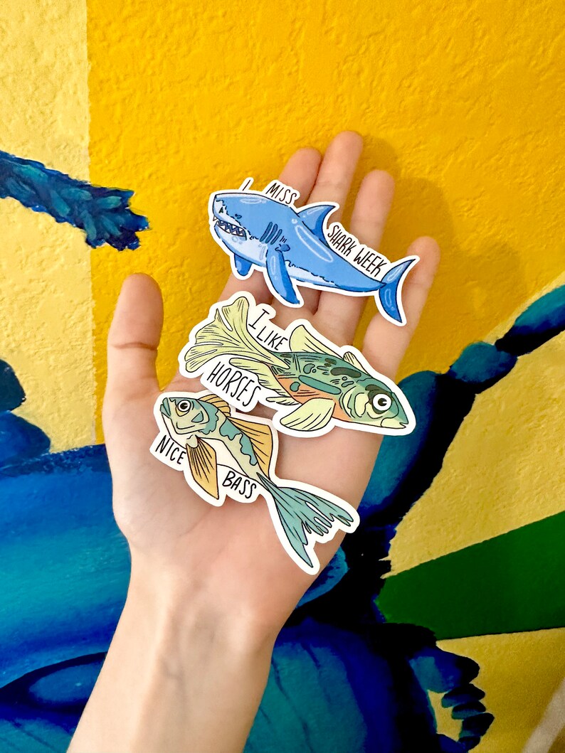 Fish Sticker Blind Bags - Etsy