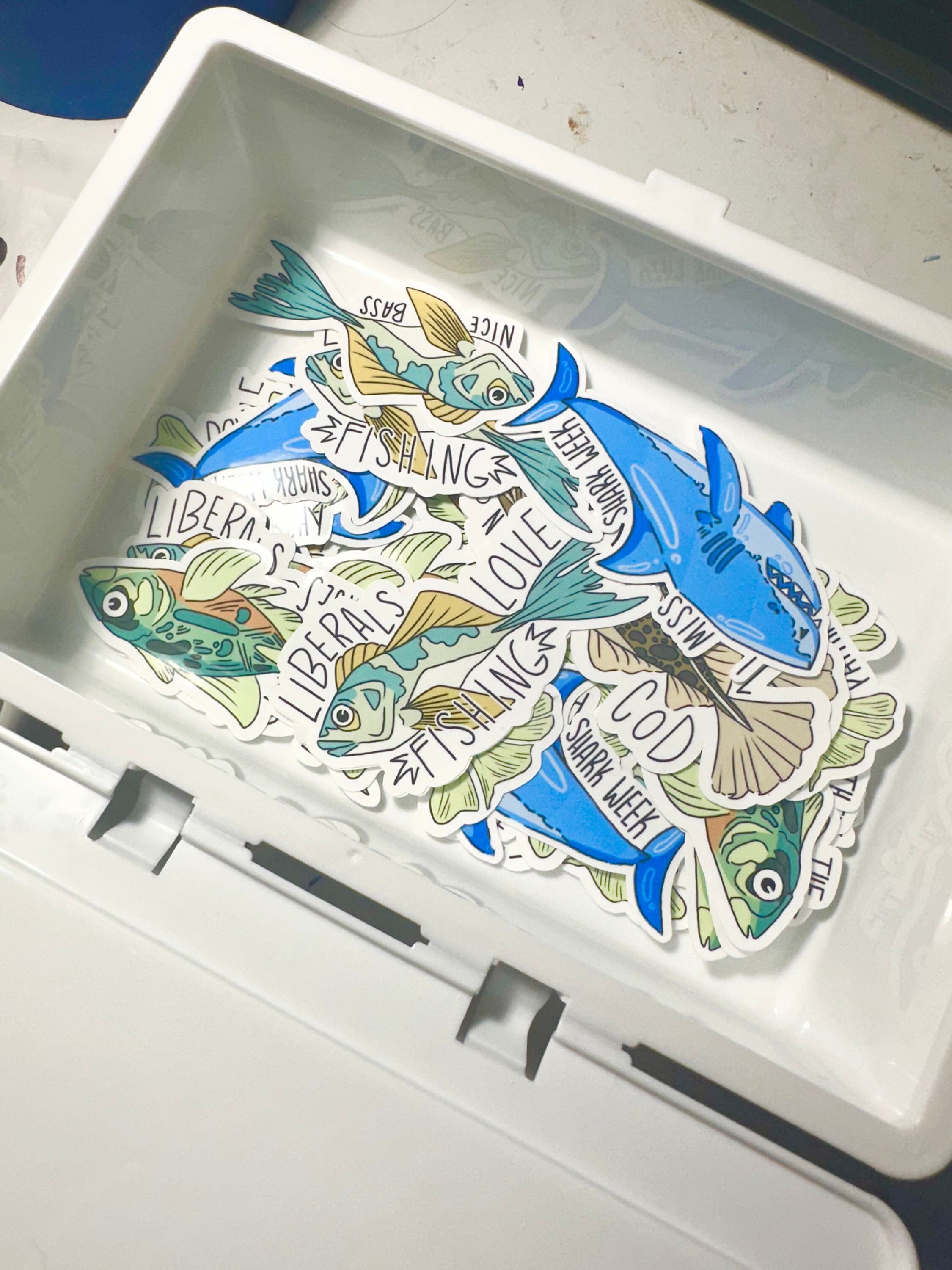 Fish Sticker Blind Bags - Etsy