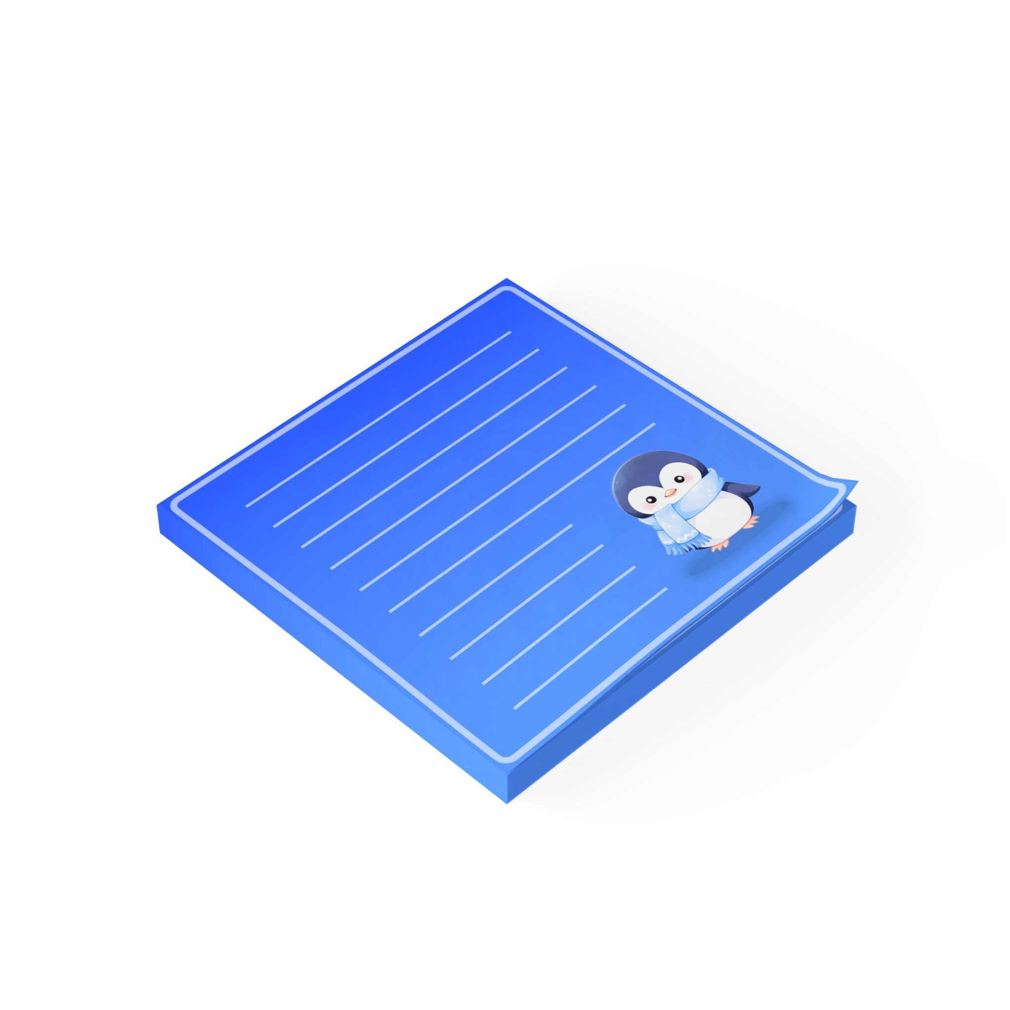 Cute Penguin Sticky Notes | Cute Office Supplies | 3M Post-it Note ...