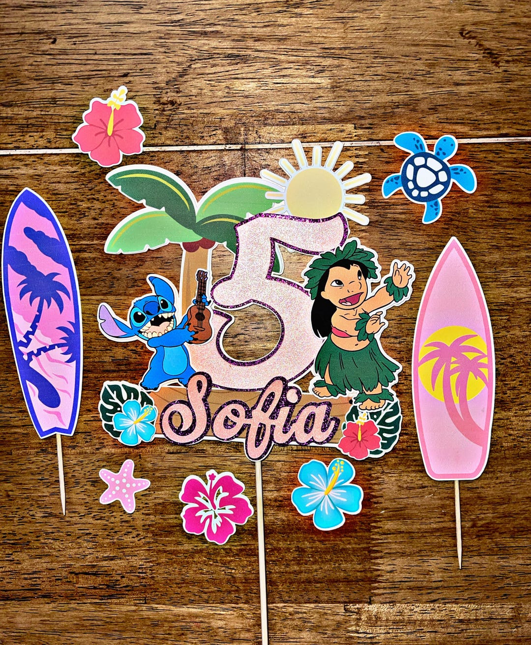 Lilo Stitch Cake Topper - Etsy UK