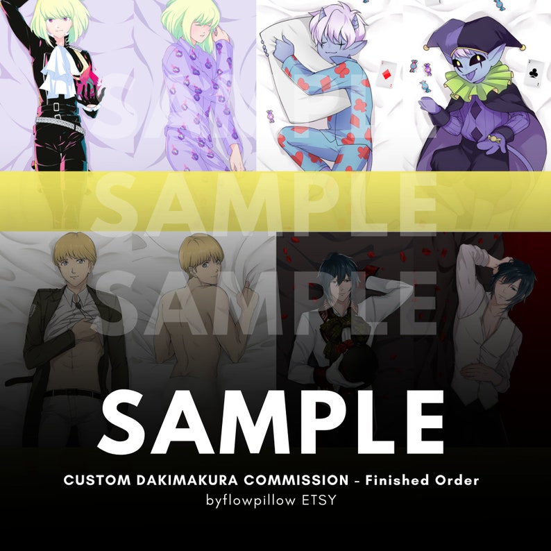 CUSTOM DAKIMAKURA Body Pillow Custom Anime/game/anything - Etsy