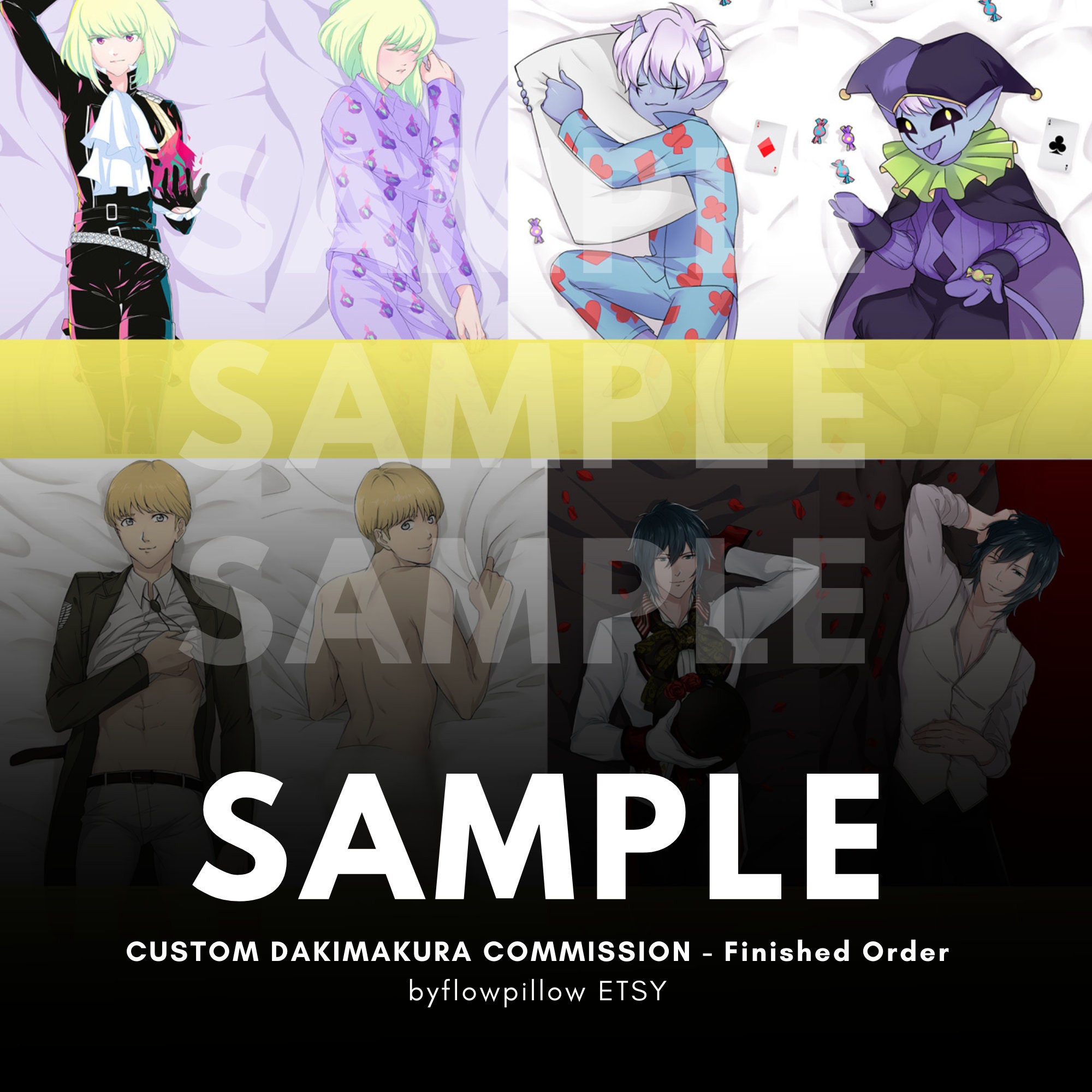 CUSTOM DAKIMAKURA Body Pillow Custom Anime/game/anything - Etsy