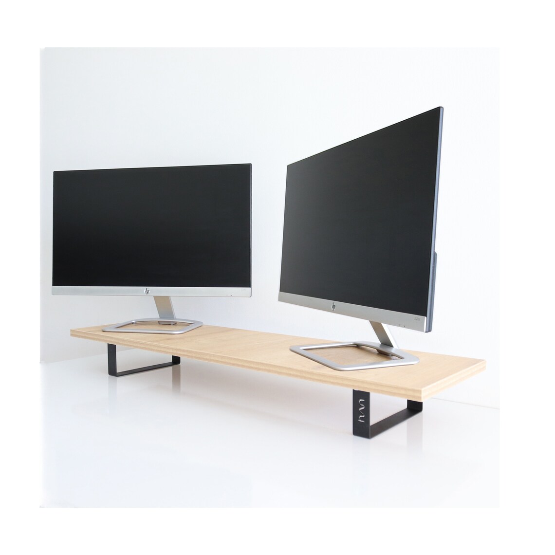 Hansdo Dual Monitor Stand – Laptop Stand – Monitor Riser – MDF Lam ...