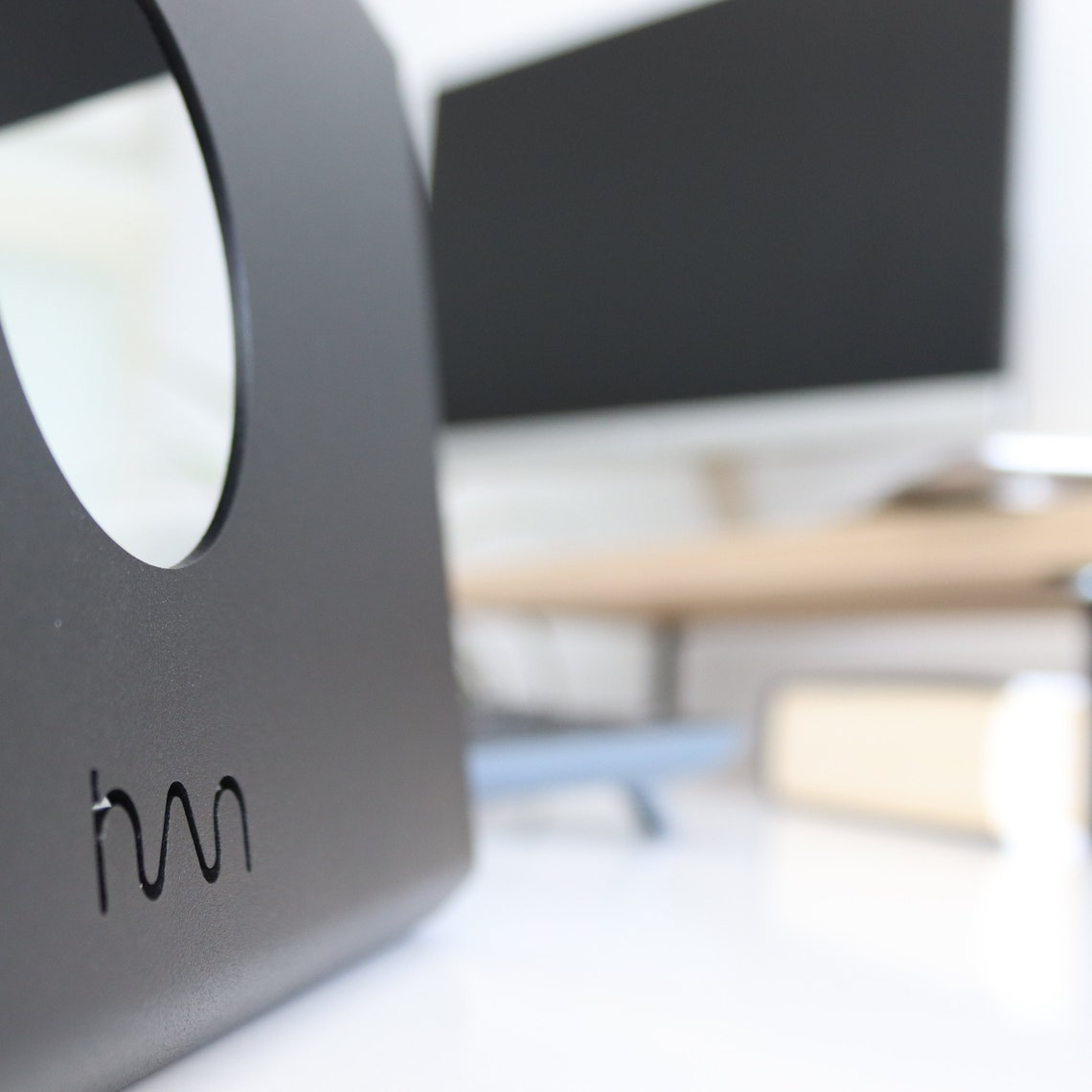 Hansdo Dual Monitor Stand – Laptop Stand – Monitor Riser – MDF Lam ...