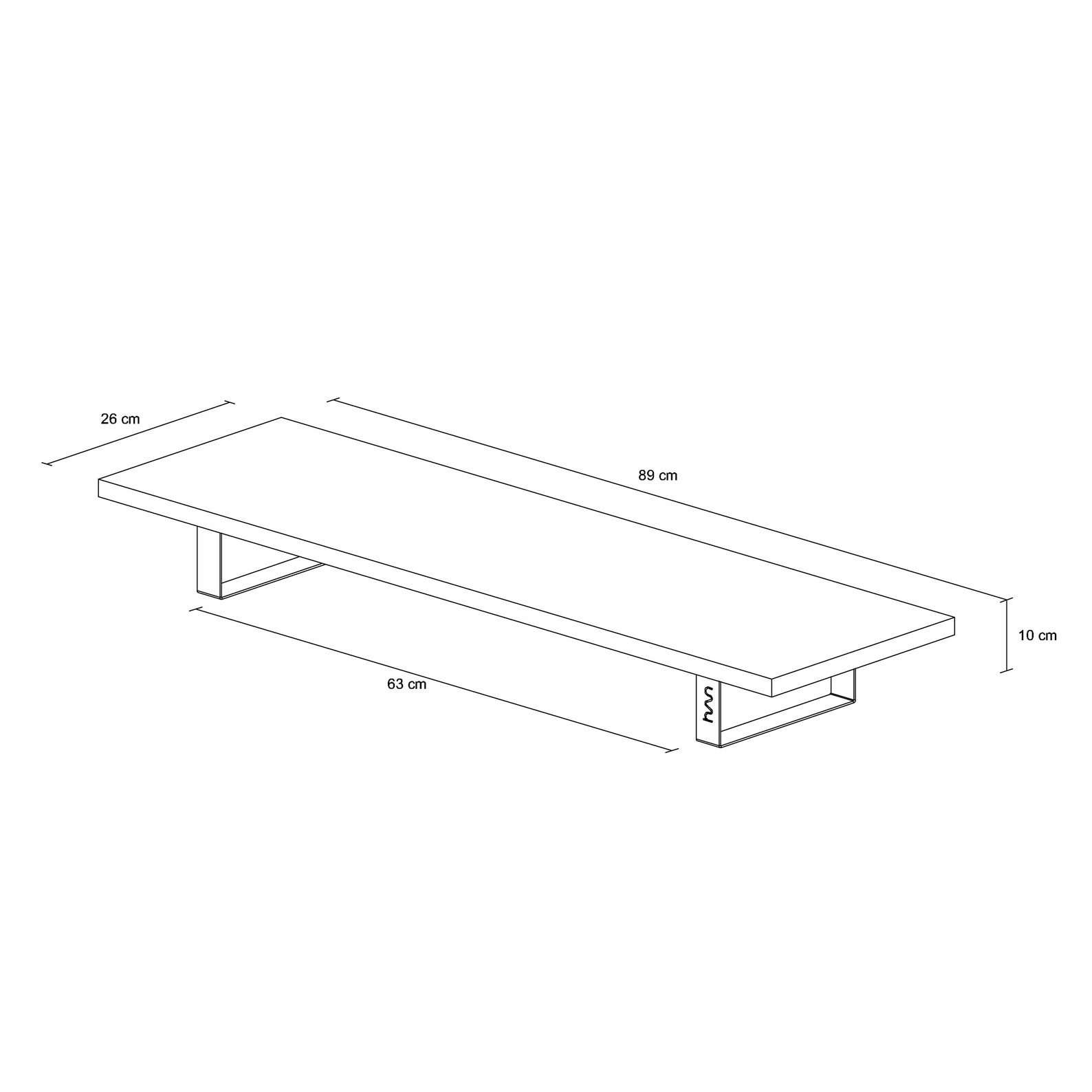 Hansdo Dual Monitor Stand – Laptop Stand – Monitor Riser – MDF Lam ...