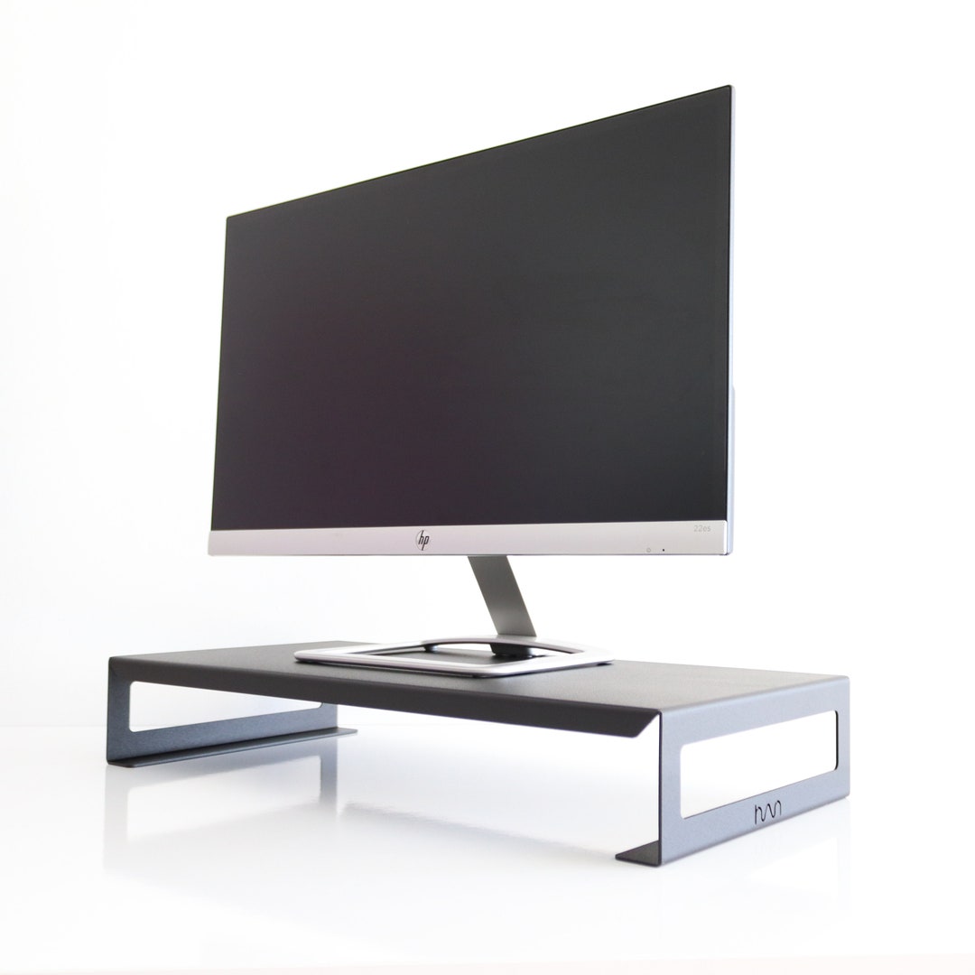 Hansdo Monitor Stand – Laptop Stand – Monitor Riser – Metal – Black ...